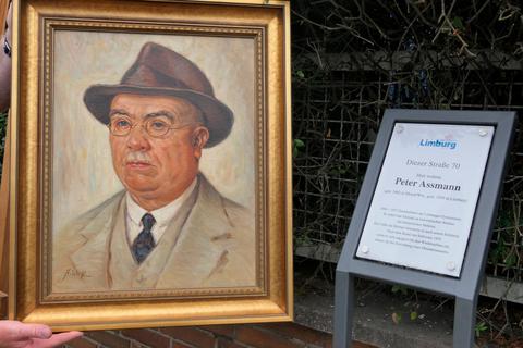 Erinnerungstafel für Peter Assmann