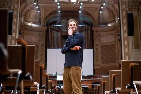 „Alles perfekt“: Leon Windscheid am 26.03.2026 in der Buderus-Arena Wetzlar