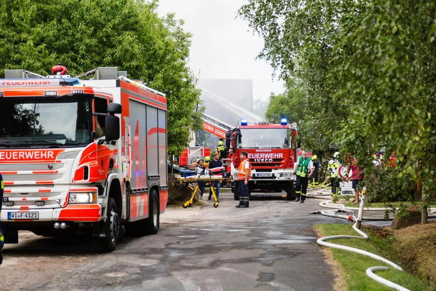 Brand auf Reiterhof in Aulhausen