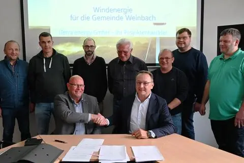 Windpark Weinbach: Verträge für Edelsberg unterzeichnet