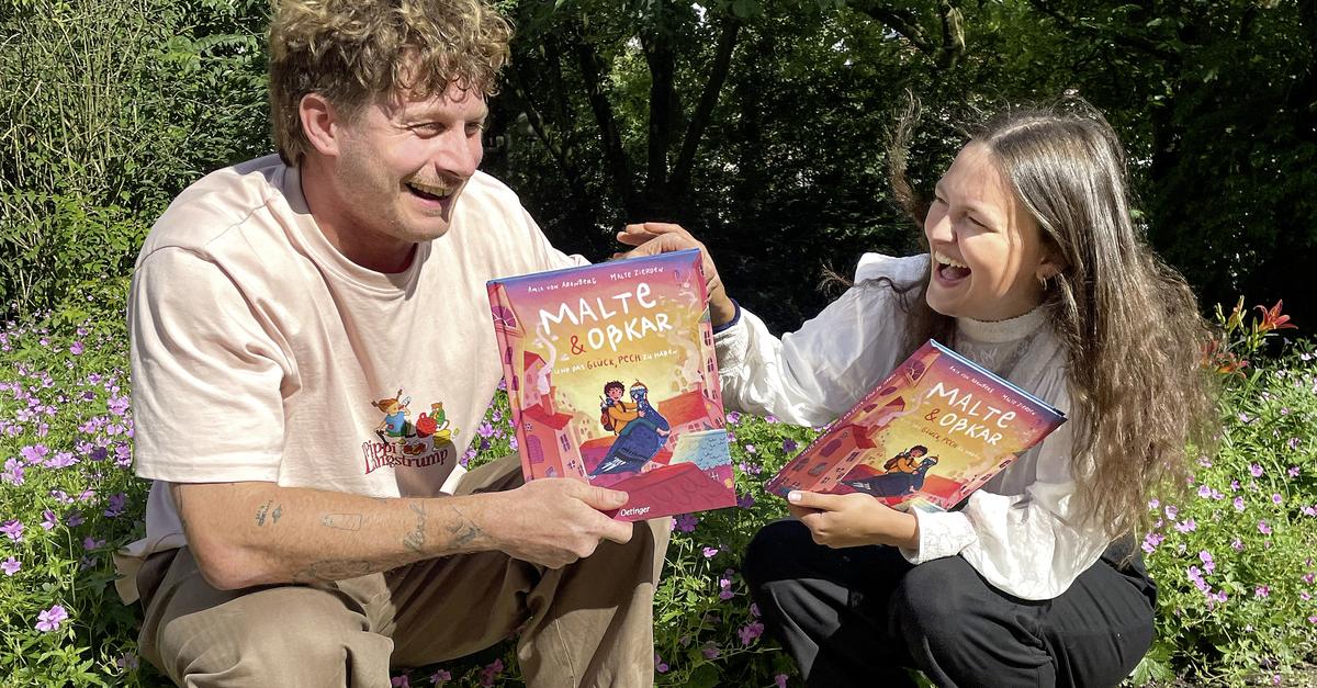 Malte Zierden schickt sein Buch über Taube Oßkar nach Limburg