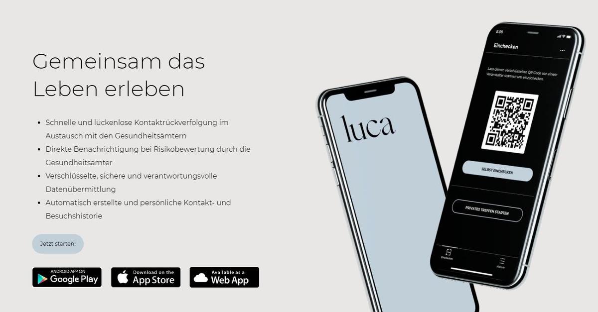 Gesundheitsamt Hochtaunus ist an Luca App angeschlossen