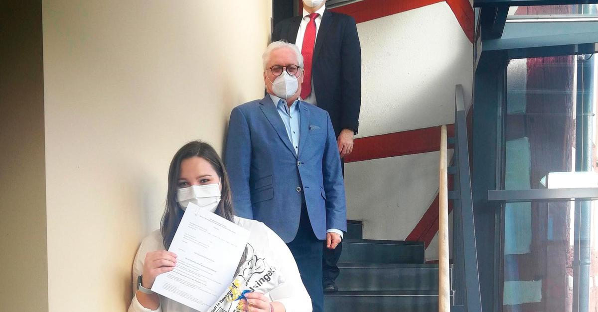 Drei neue Auszubildende für die Stadt Usingen