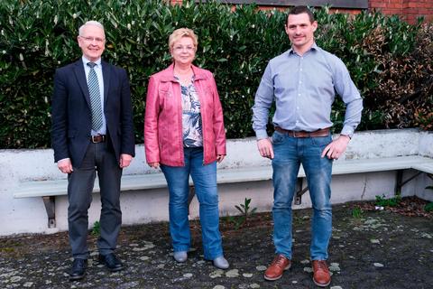 Dreiergespann an der Spitze des Ortsbeirats Rödgen