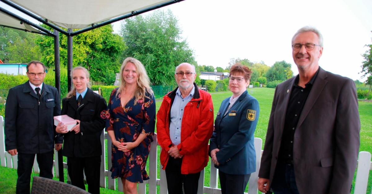 Dank für Einsatz und Hilfe am Inheidener See