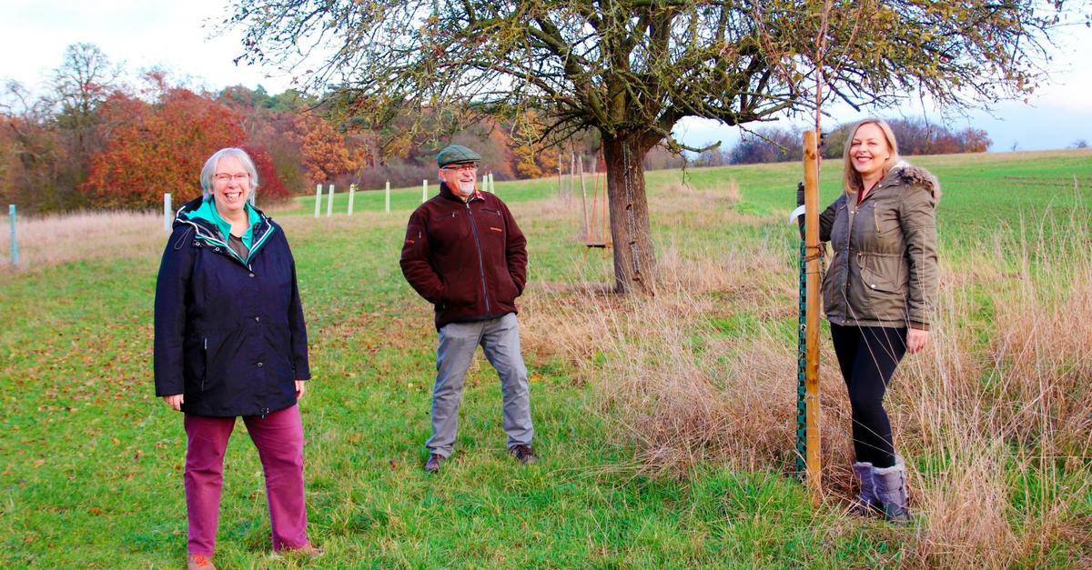 In Linden-Leihgestern: 1000. geförderter Obstbaum gepflanzt