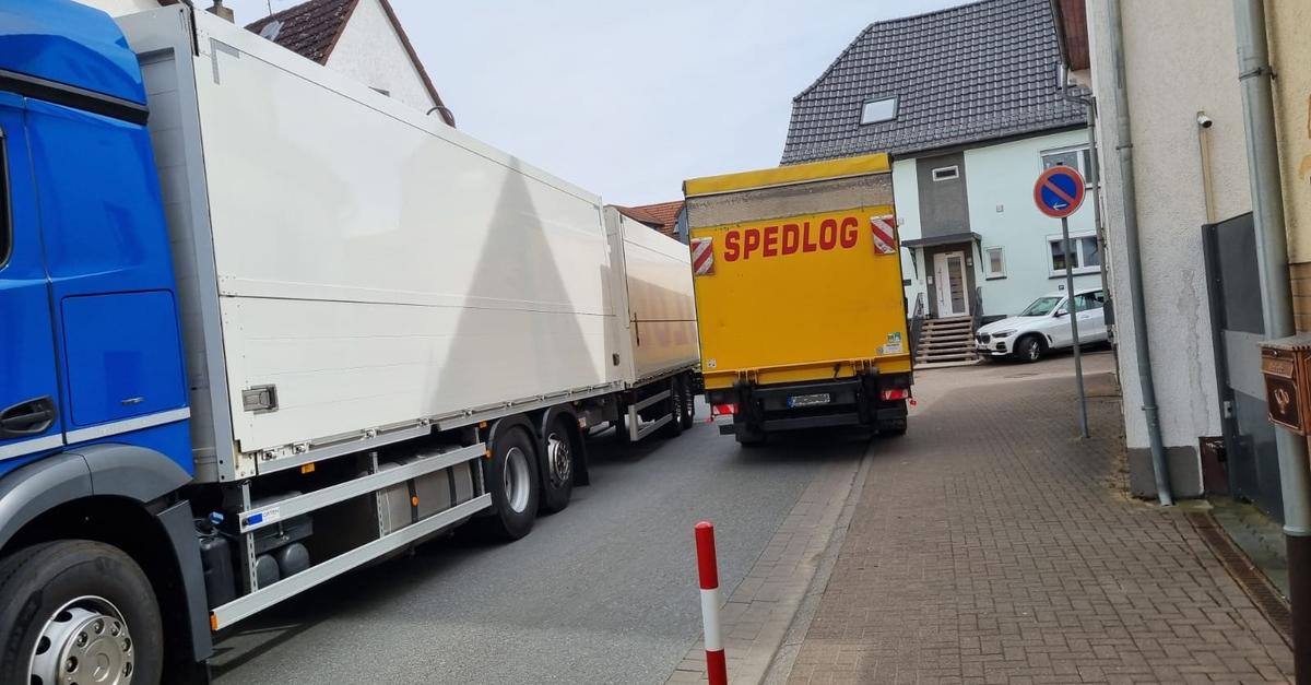 1100 Lkw pro Woche: In Oberselters wird’s eng