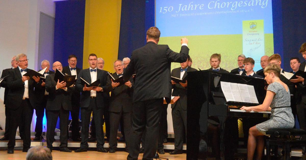 Obertiefenbacher Männerchor feiert 150. Geburtstag