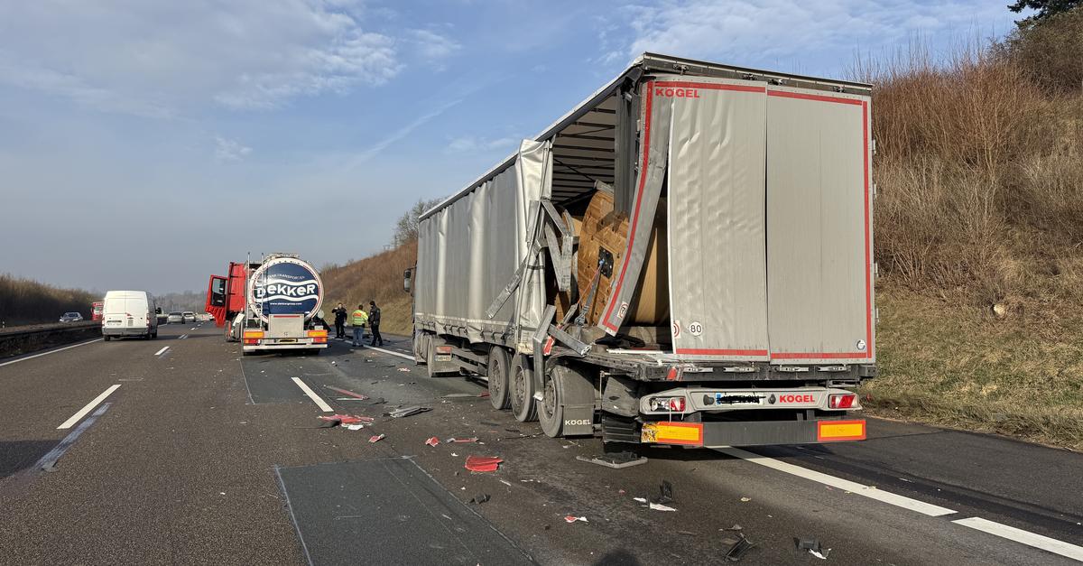 Unfälle legen die A3 bei Bad Camberg lahm