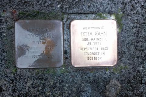 Stolpersteine brauchen Pflege