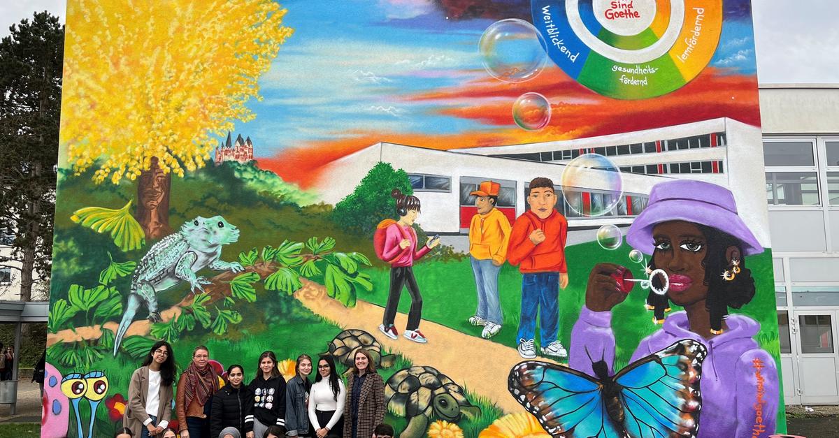 Graffiti-Kunst an der Goethe-Schule
