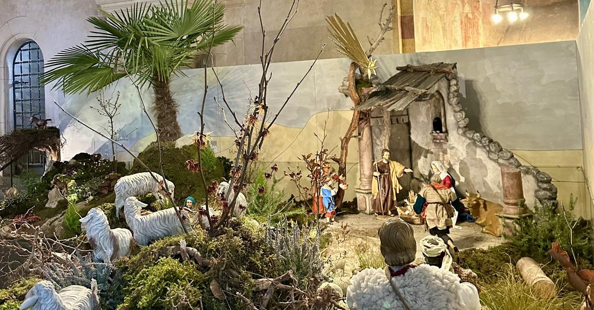 Limburger Domkrippe: Heilige Drei Könige auf dem Weg zum Jesuskind