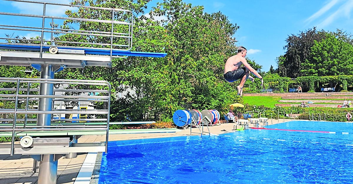 Freibad Limburg: Schön gelegen und ein netter Bademeister