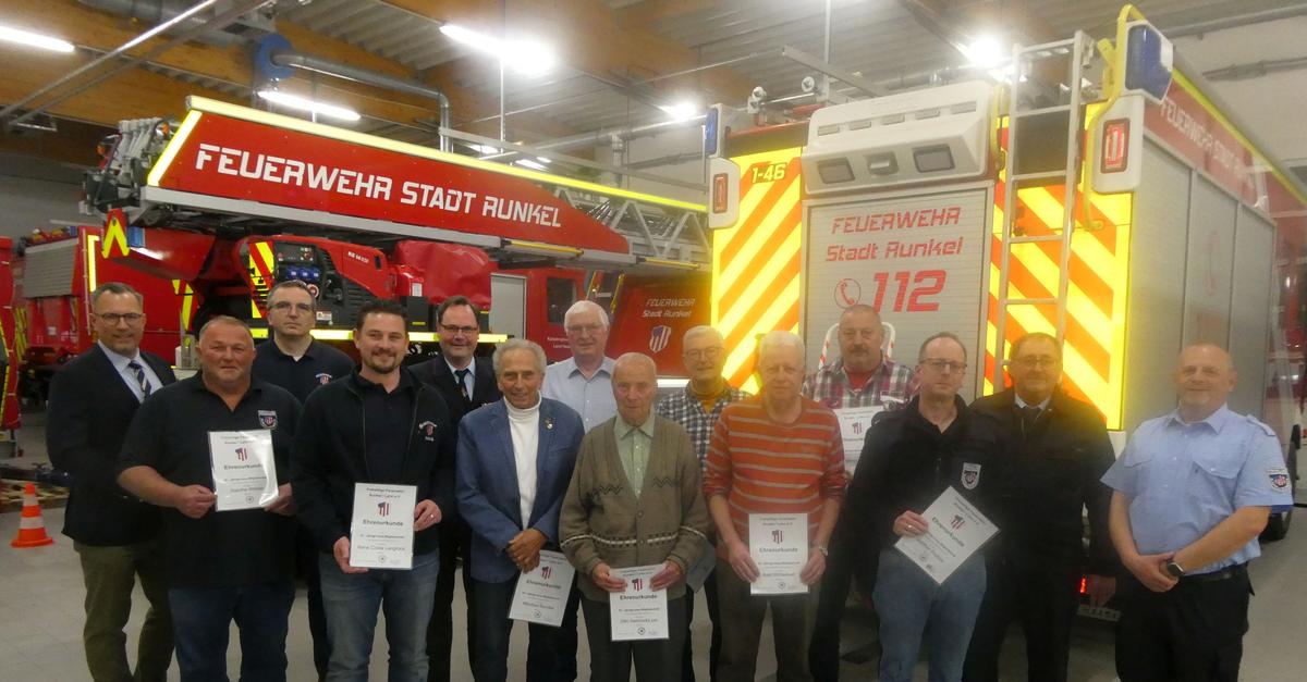 Feuerwehr Runkel ist mehr als 4000 Stunden im Einsatz