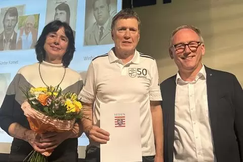 Landesehrenbrief für Peter Wagner beim 50. Jubiläum des TTC Hausen