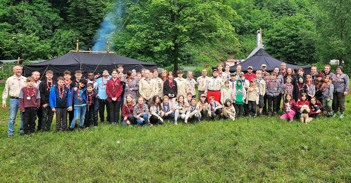 Gute Freunde: Pfadfinder Weilburg und Scouts Colmar-Berg