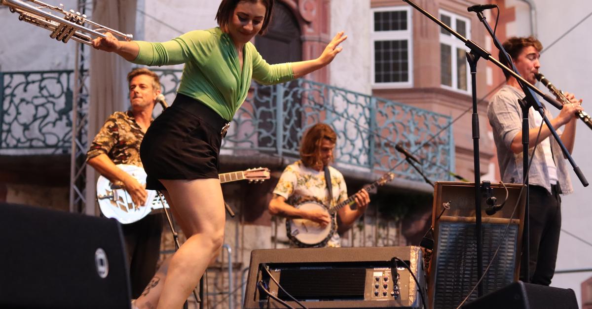 Schlosskonzerte: Wo hat Angela Strandberg nur die Power her?