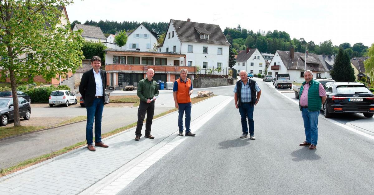 Weiherstraße in Weinbach ist fertig saniert