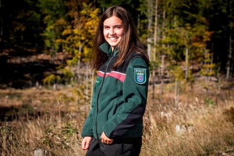 Mara Backhaus hat den Naturschutz im Hinterländer Wald im Blick