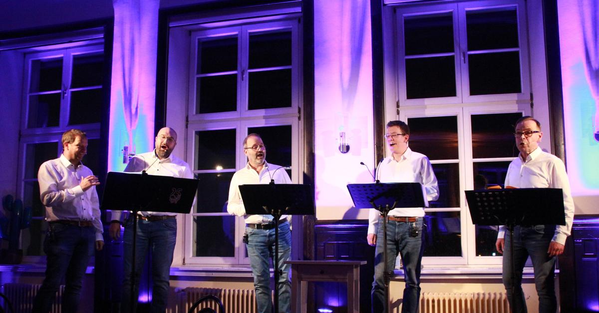 „Männertöne“ beeindrucken als Quintett und solo