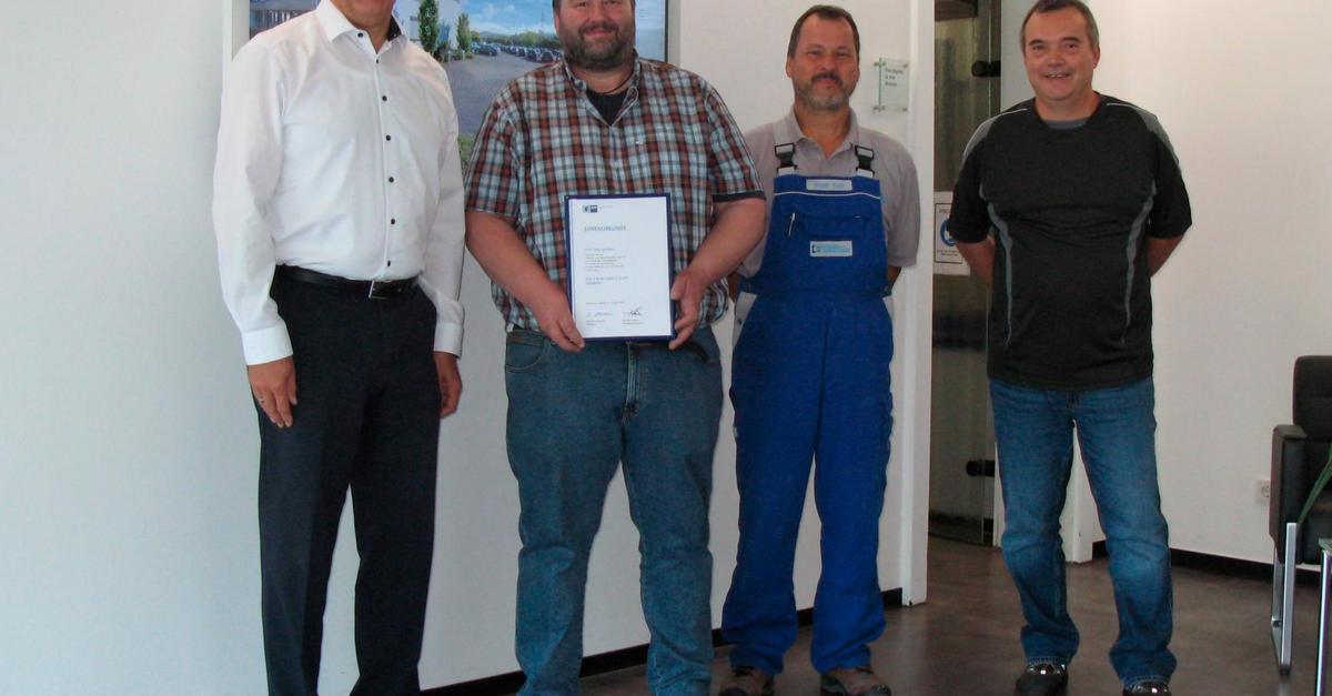 Gerd Hartmann aus Dautphe 40 Jahre im Heck & Becker-Team