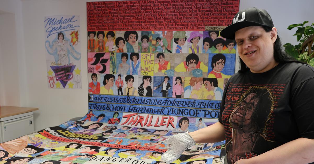 Bad Endbacher zeichnet Michael-Jackson-Biografie auf 12 m²