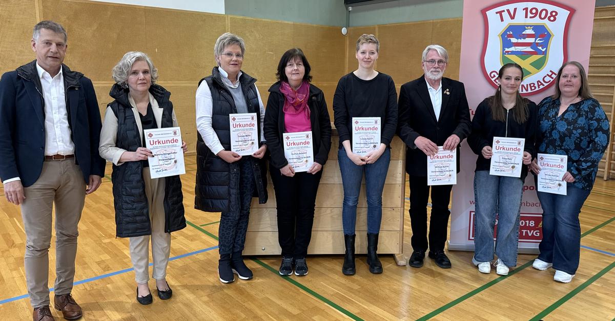 TV Gladenbach ehrt verdiente Mitglieder