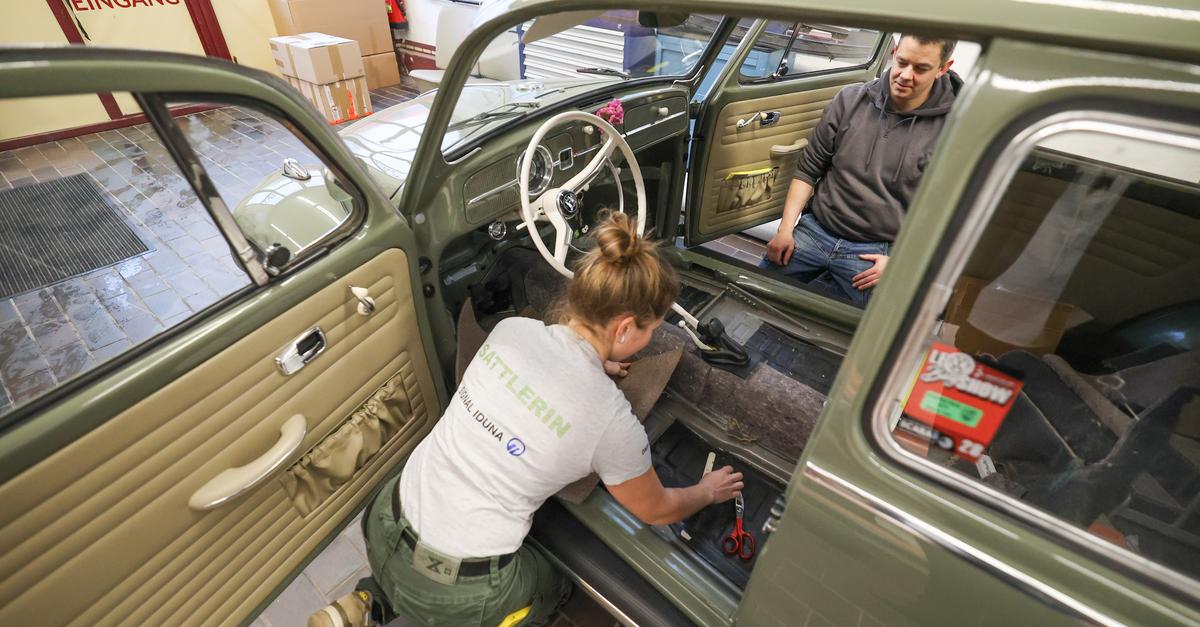 Linda Poljak ist Deutschlands beste Fahrzeugsattlerin