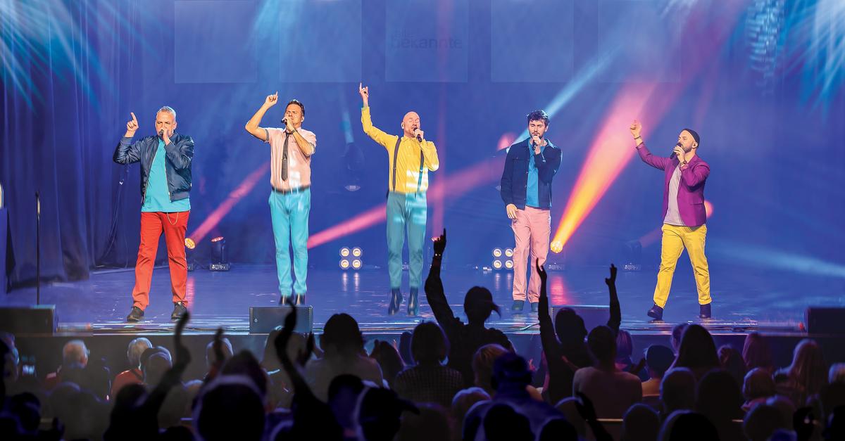 „Alte Bekannte“ bringen A-cappella-Pop zum Marburger Schlosspark