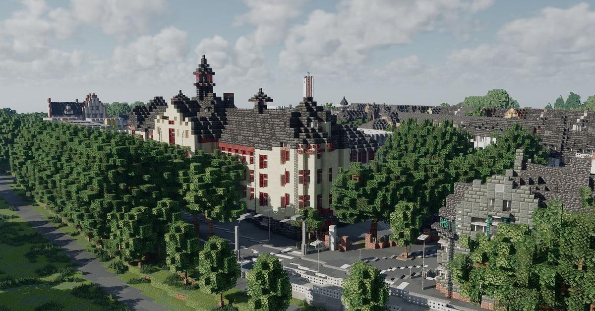 Marburgs 1:1-Nachbau in „Minecraft“ bringt Detailvielfalt