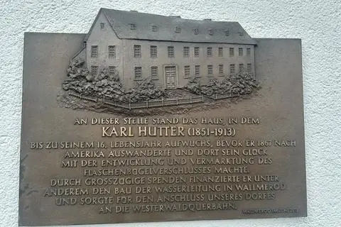 Wallmerod feiert Karl Hutters Patent des Flaschenverschlusses