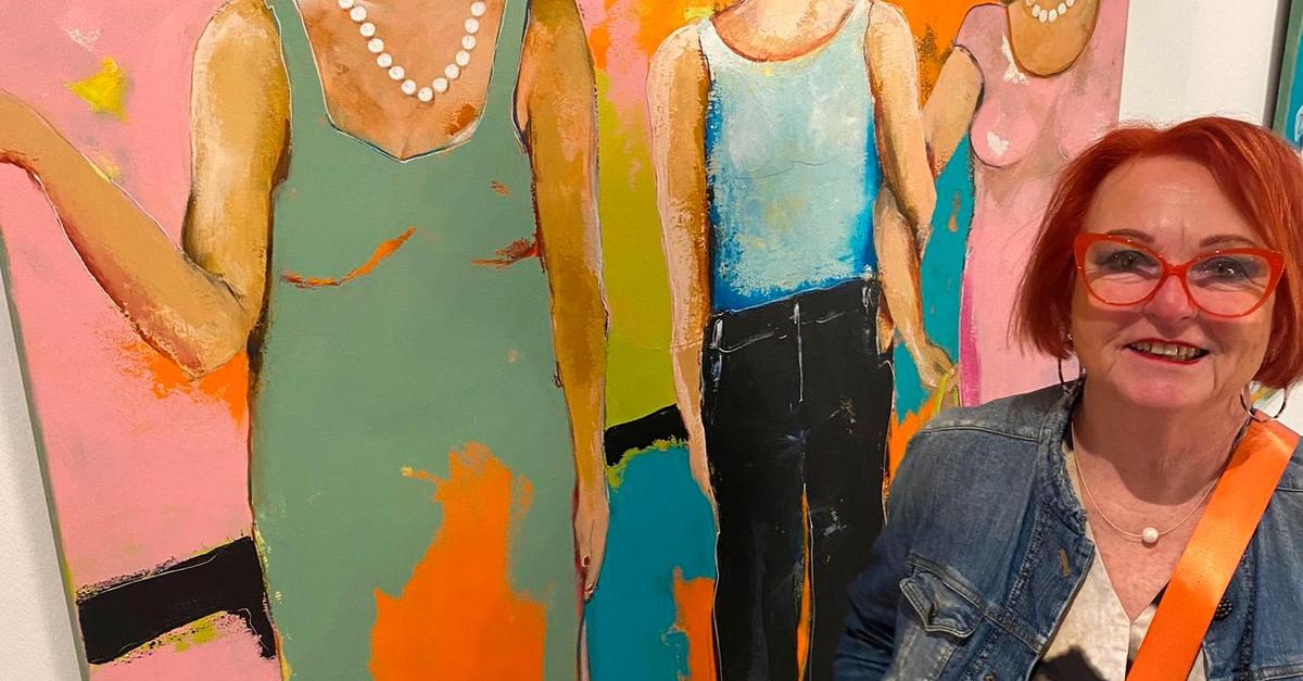 Anne L. Strunk zeigt in Burbach ihre Frauenbilder