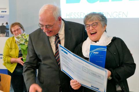 Christel Payer aus Dillenburg erhält den VdK-Ehrenamtspreis 2022
