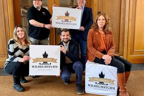 Dillenburg präsentiert das Logo für „150 Jahre Wilhelmsturm“