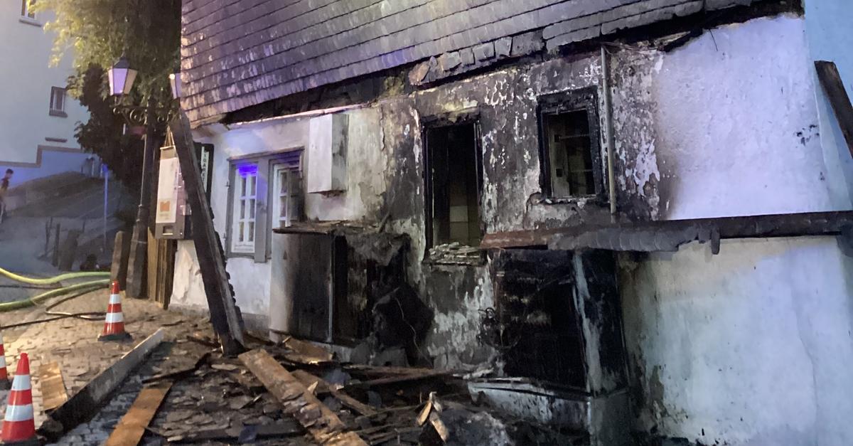 Feuer in der Dillenburger Kultkneipe „U-Boot“