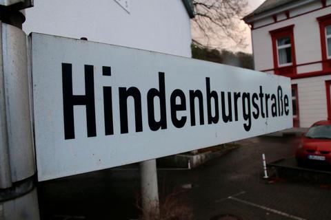 Paul von Hindenburg und "seine" Straße in Dillenburg