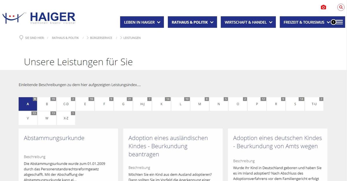 Haiger öffnet einen digitalen Briefkasten