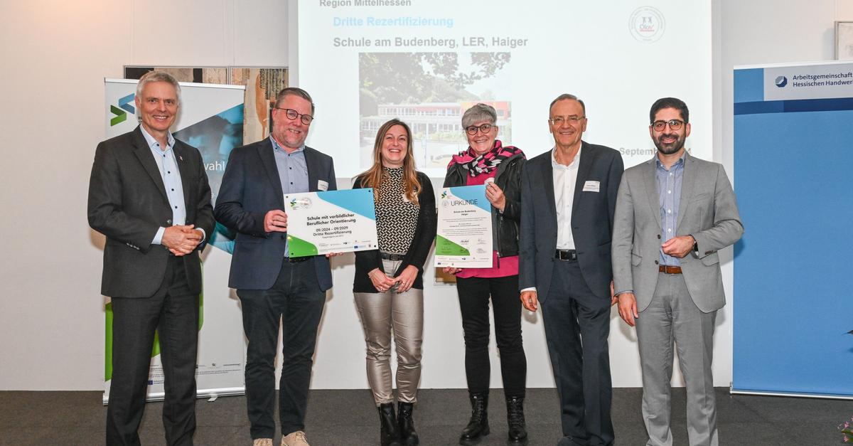 Haigerer Schule erhält Gütesiegel für Berufsorientierung