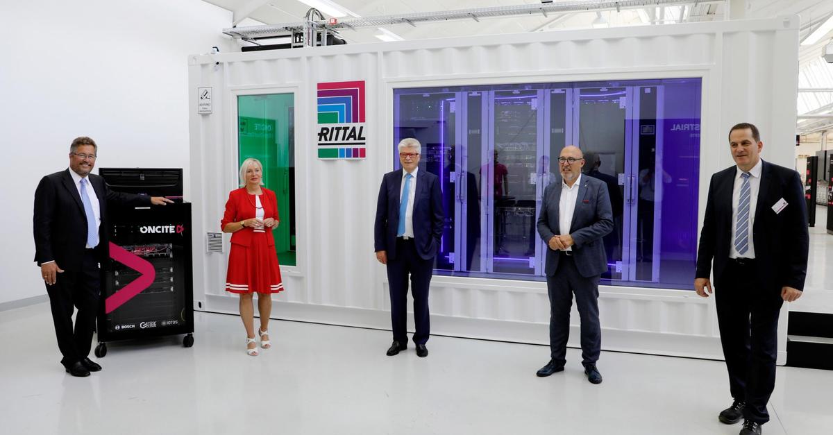 Rittal-Werk in Haiger als "gutes Beispiel für Europa"