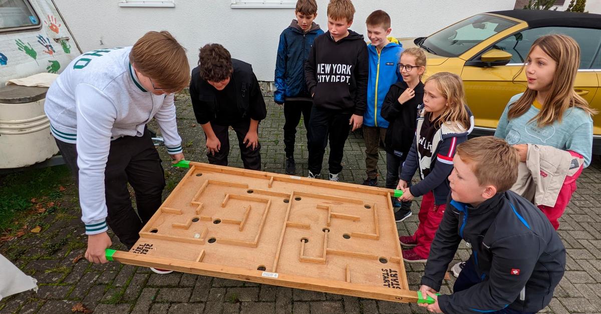 120 Kinder bei Luther-Rallye