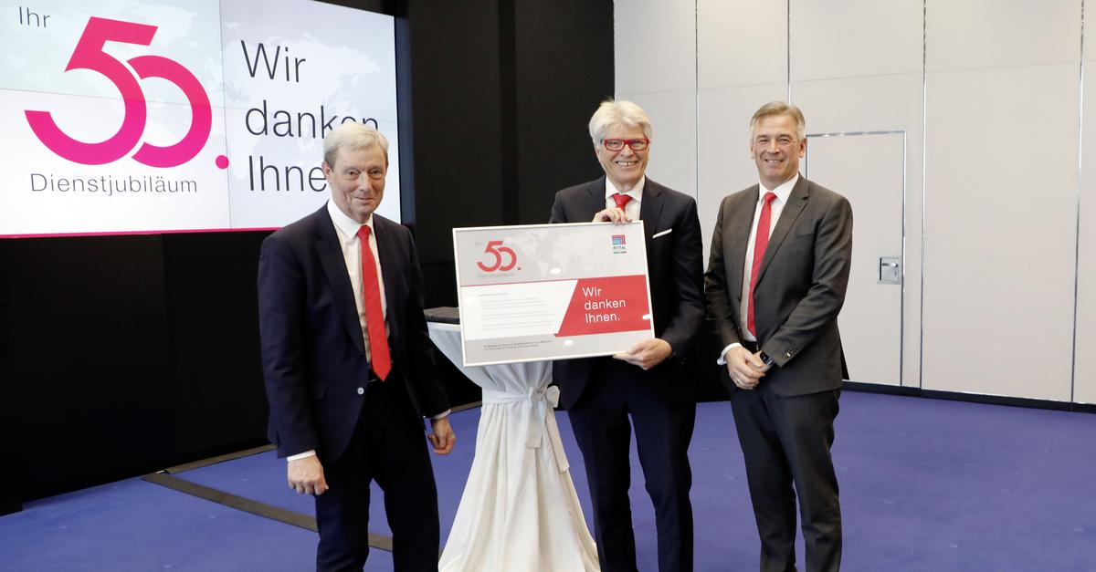 Herborn: Rittal-Team feiert Friedhelm Loh