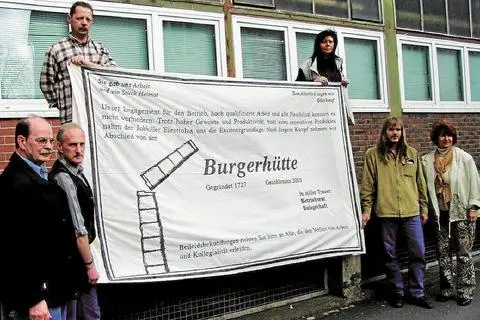 Die "Burgerhütte": Das Ende einer Traditionsfirma