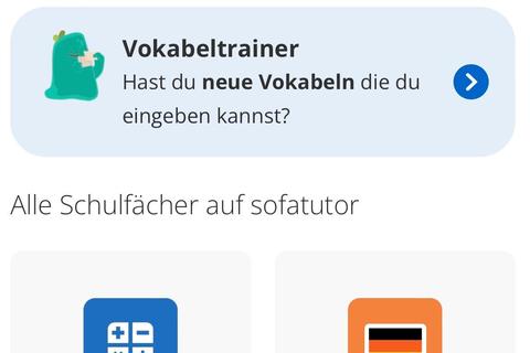 Mit dem "Sofatutor" für die Schule lernen