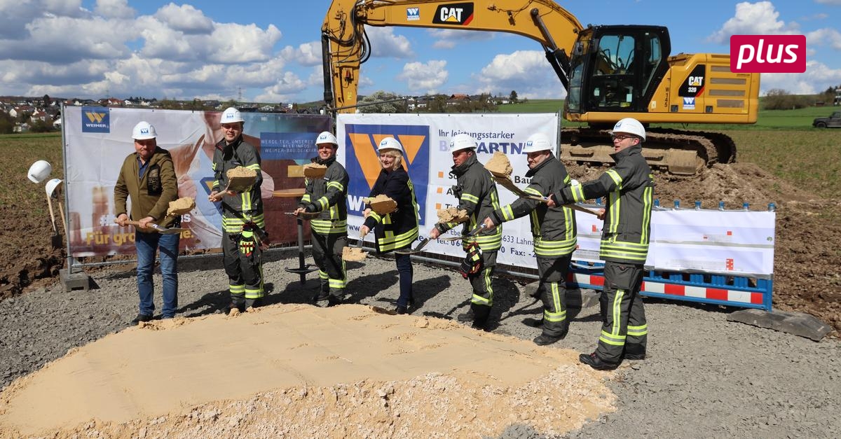 Bau des neuen Feuerwehrgebäudes in Lahnau beginnt