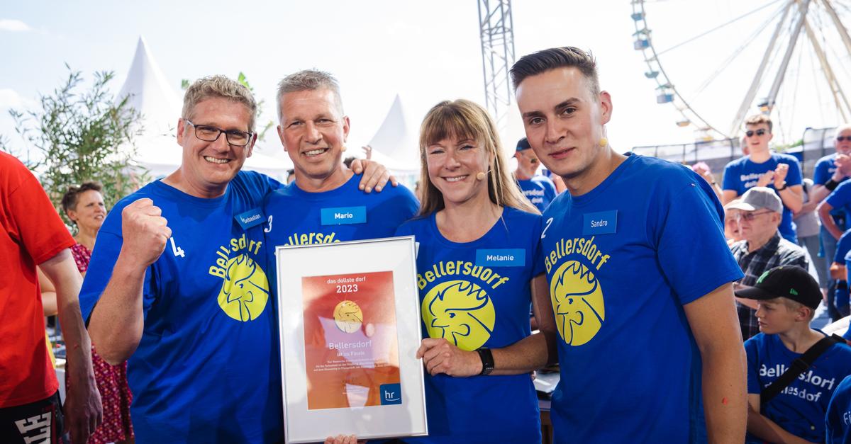 Bellersdorf belegt bei „Dolles Dorf“-Finale Platz zwei