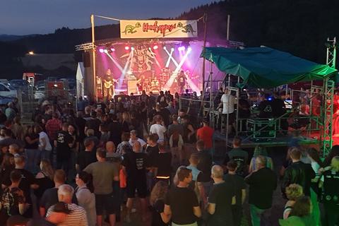 1000 Menschen beim Haahepper-Festival in Ballersbach