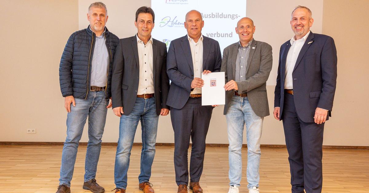 100.000 Euro für den Ausbildungsverbund von vier Gemeinden