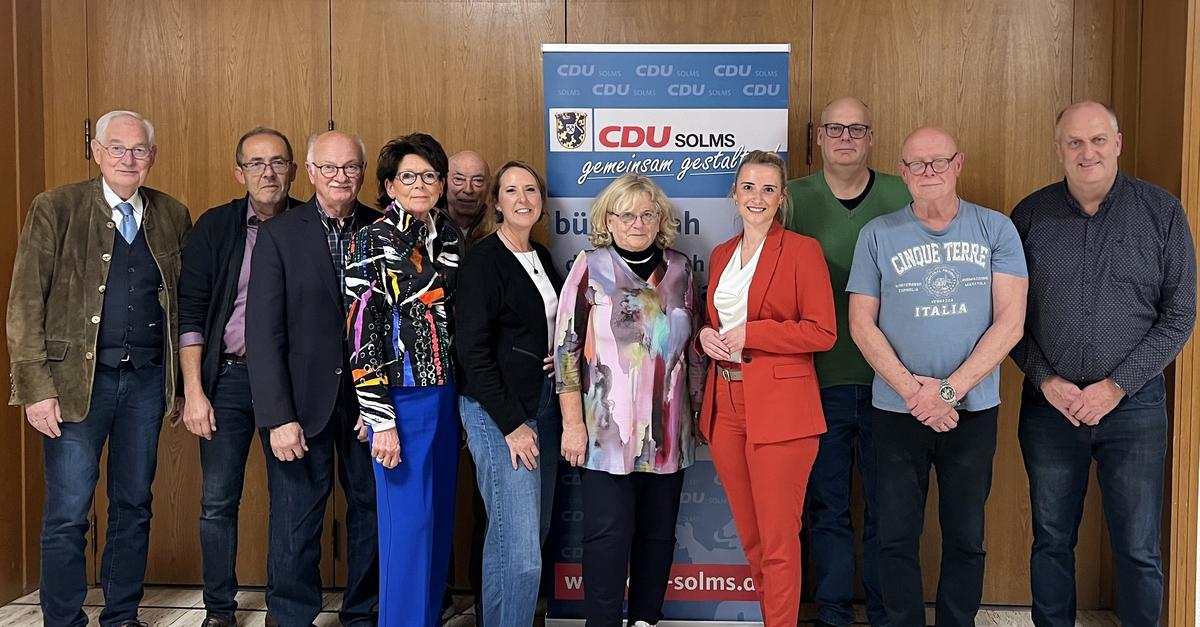 CDU Solms bestätigt Vorstand und plant für Kommunalwahl 2026