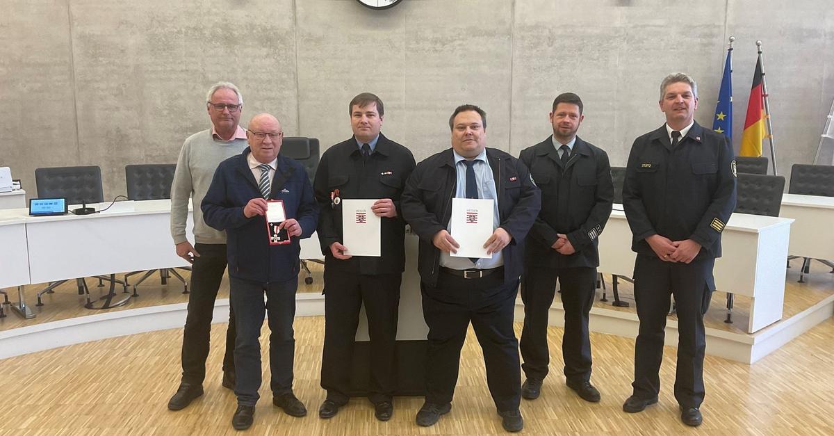 Peter Sorg und Markus Hammer aus Waldsolms ausgezeichnet