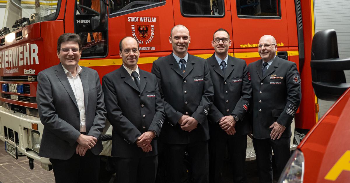 Stephan Becker führt die Hermannsteiner Feuerwehr